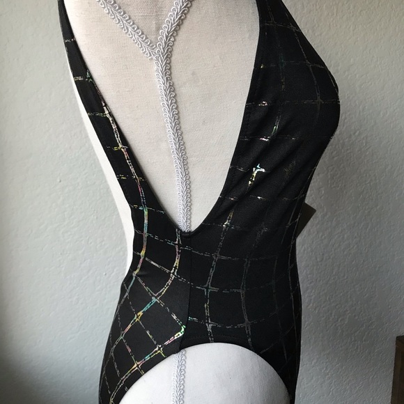 Gilda Max | Tops | Vintage Gilda Max Metallic Pattern Bodysuit | Poshmark